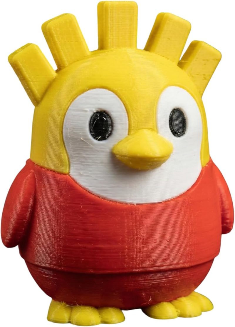 French Fries Penguin Figurine — Penguins | 3DCentral